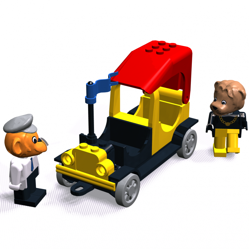 Building instructions for LEGO set number 3644 - Mayor's Car