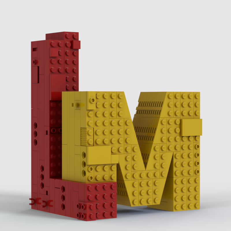 Building instructions for 3D Logo from the LEGO Masters TV Show