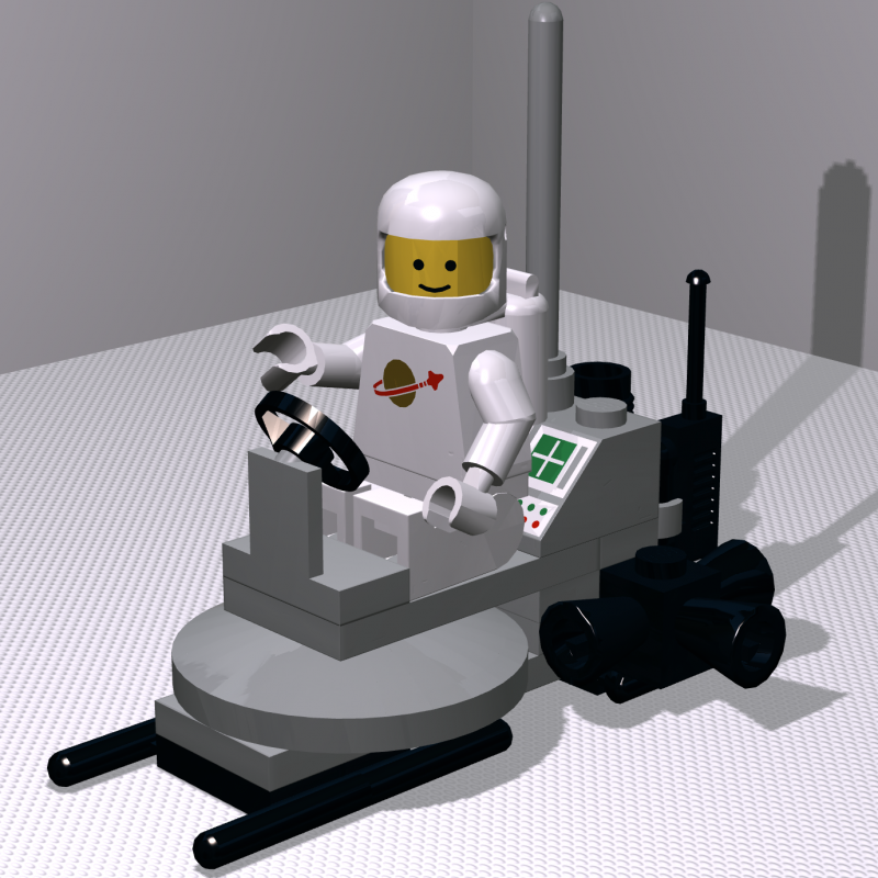 Building instructions for LEGO set number 6801 - Rocket Sled